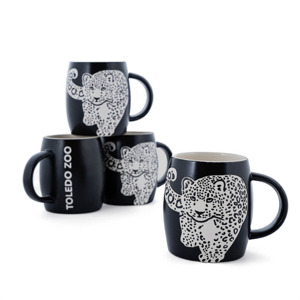 Snow Leopard Mug 4-Pack – Toledo Zoo & Aquarium Store