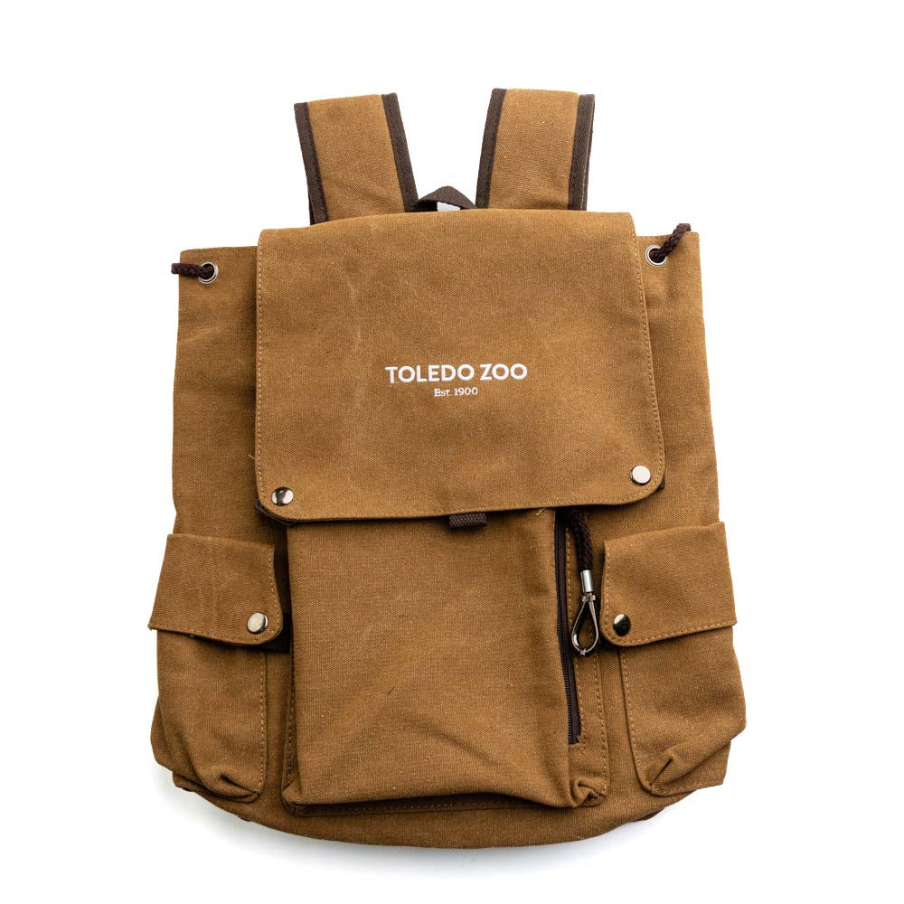 Canvas Backpack – Toledo Zoo & Aquarium Store