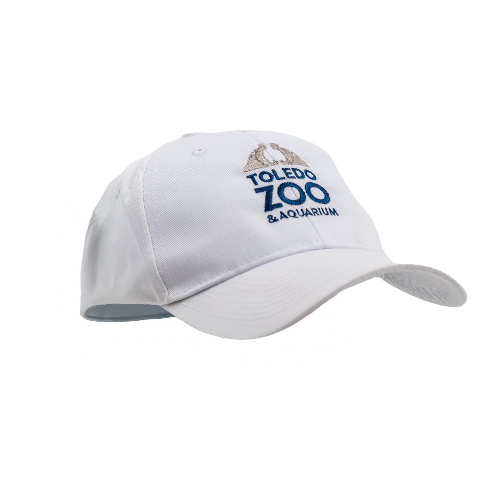 Toledo Zoo Adult White Twill Cap – Toledo Zoo & Aquarium Store